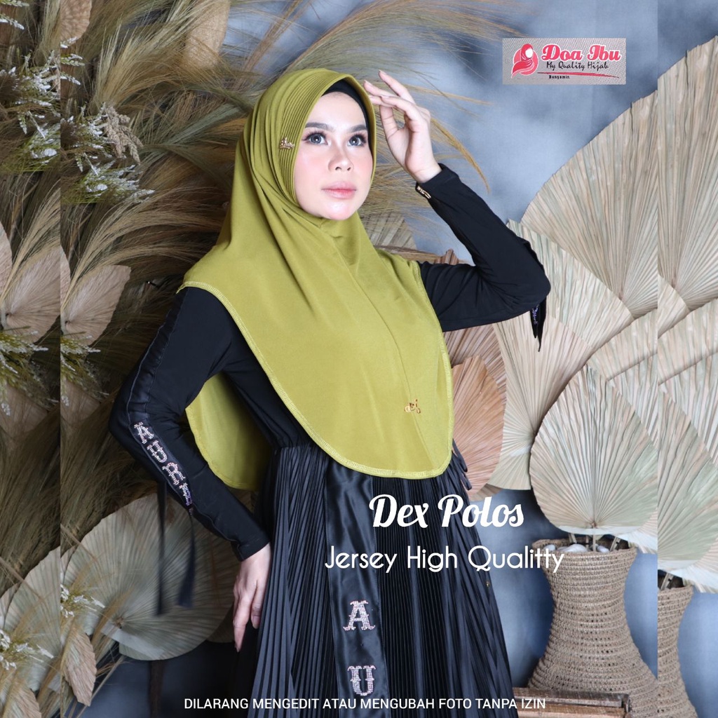 Jual JILBAB INSTAN DAILY POLOS ORI DOA IBU DEX OVAL POLOS UKURAN STANDART PET ANTEM BY BUNYAMIN ...