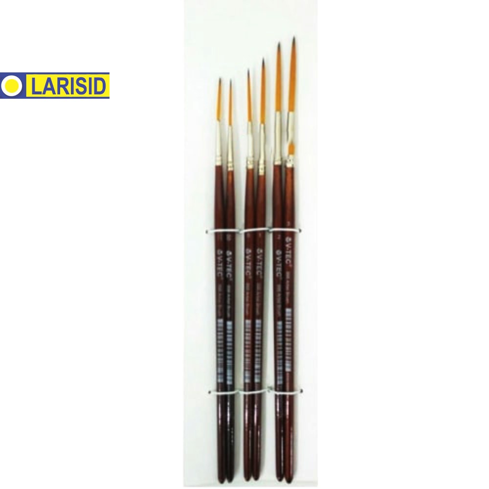 Jual Terbaru !! V-Tec Fat Liner Brush Vt 996 Set 6 Kuas Lukis Set 6 ...