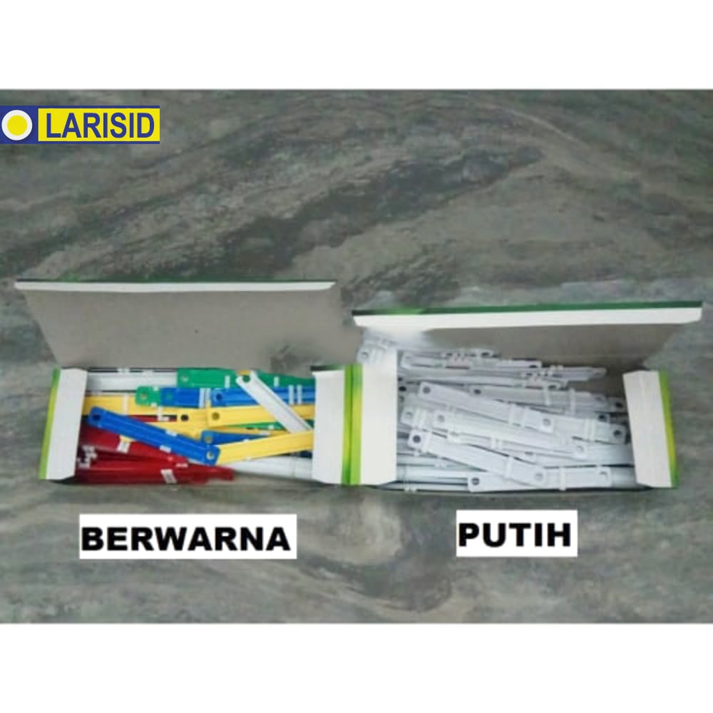 Jual Paper Fastener File Acco Aco Ako Plastik V-Tec Putih Berwarna ...