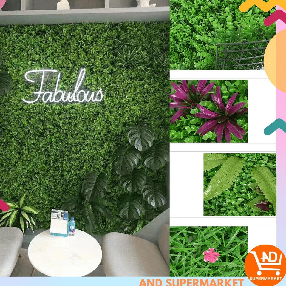 Jual Flash Sale AND / COD / Rumput Dinding Alaska Findlove Daun Papan ...