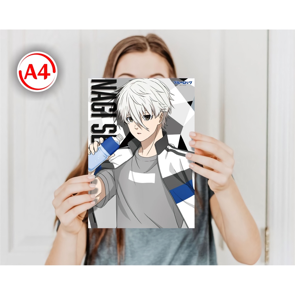 Jual Koleksi Poster A4 Anime Blue Lock B - Isagi Bachira Chigiri Barou ...