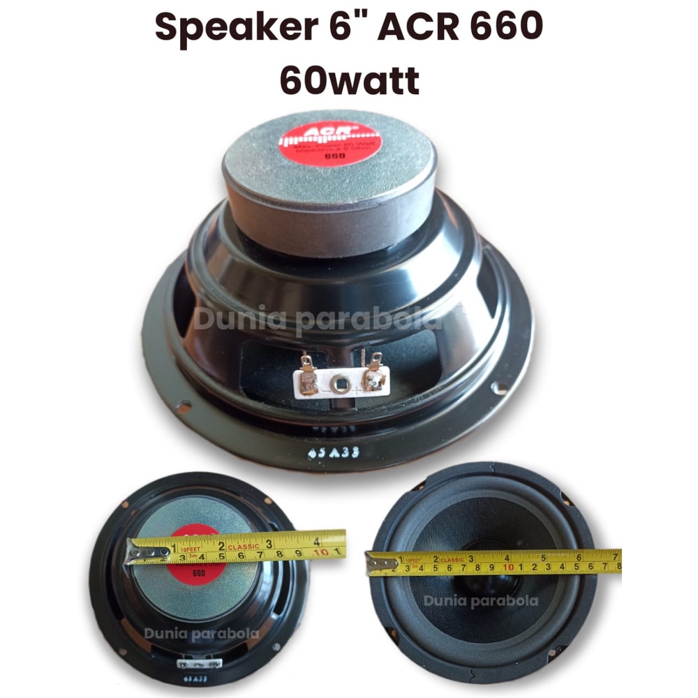 Jual Speaker 6 inch woofer ACR 660 60Watt | Shopee Indonesia