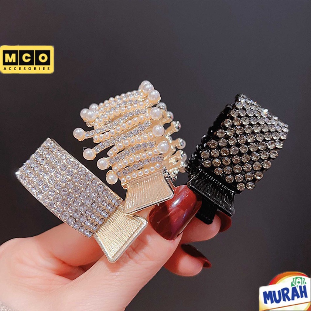 Jual Jepit Rambut Ponytail Wanita Aksesoris Rambut Jepitan Besi Fashion ...