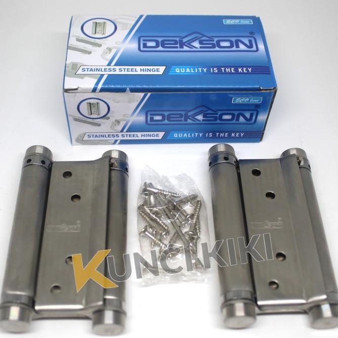 Jual Engsel Koboi Dekkson Dekson Ess El Spr 3" Inch Double Action Hinge ...
