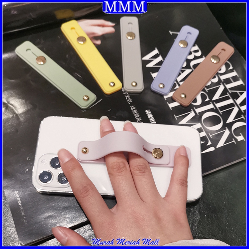 Jual MMM Strap Bracket Silicone Phone Holder Stand Universal For Iphone ...
