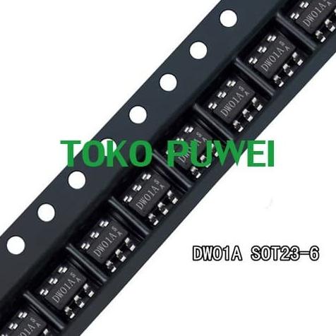 Jual DW01A DW01 single lithium battery protection IC SOT23-6 DE80 ...