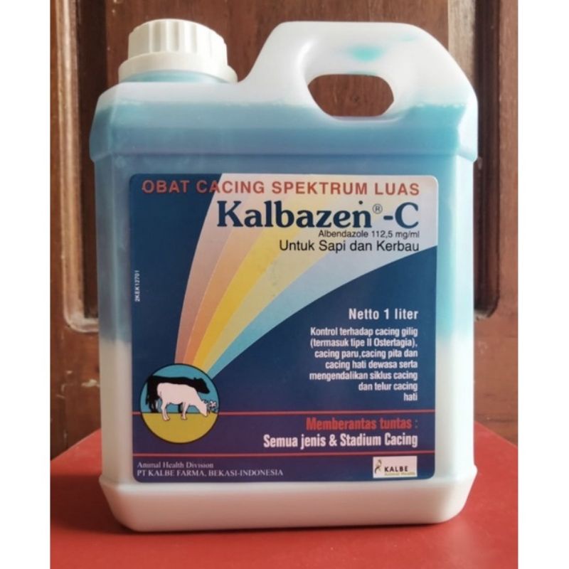 Jual Obat cacing spectrum luas Kalbesen C 1 liter | Shopee Indonesia