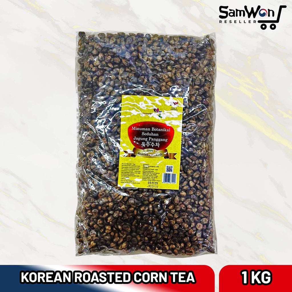 Jual Korean Roasted Corn Tea 1kg Oksusucha Minuman Sehat Teh Jagung ...
