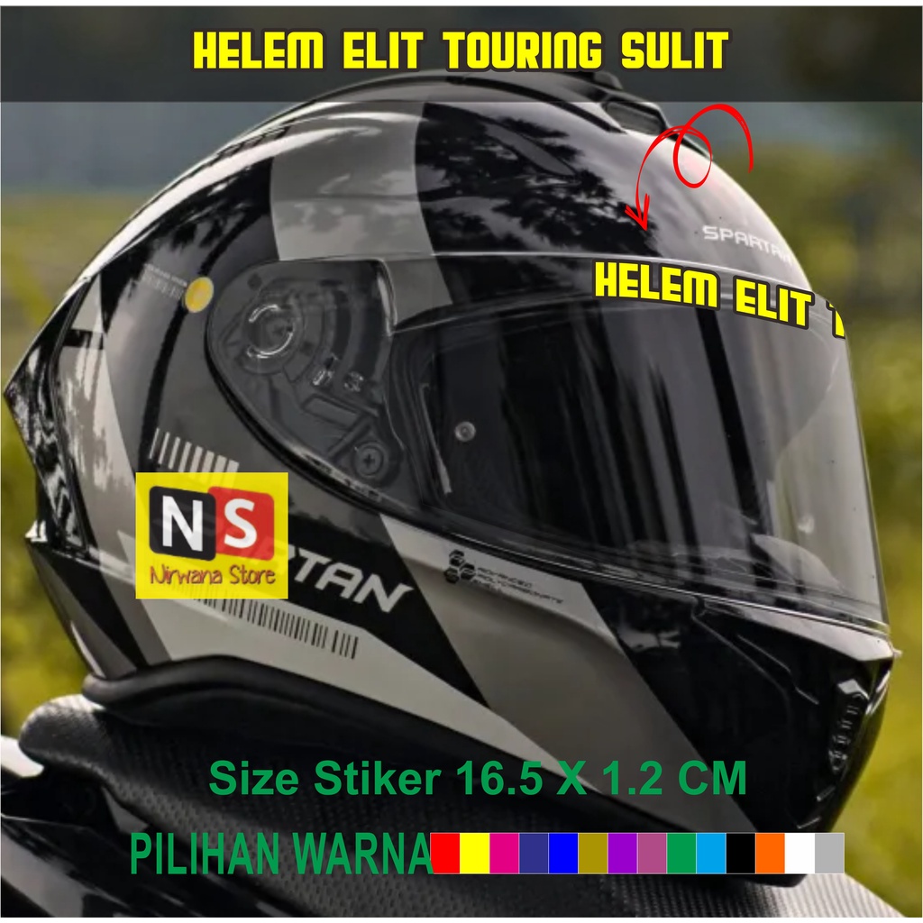 Jual Stiker Visor Helm Custom/ Bikin Cutting Stiker Nama | Shopee Indonesia