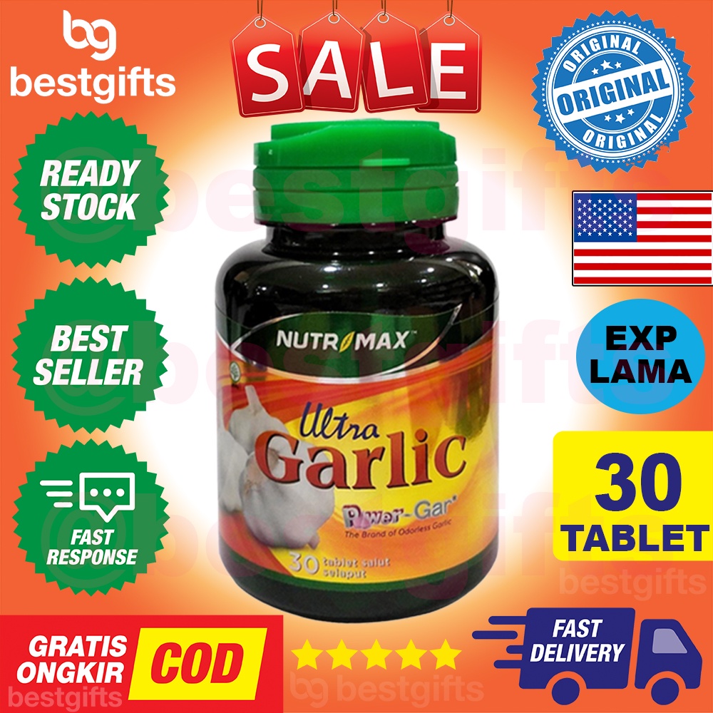 Jual NUTRIMAX ULTRA GARLIC 2000 MG 30 TABLET | Shopee Indonesia
