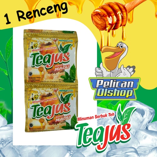 Jual Tea Jus teajus Minuman Serbuk Rasa Madu 1 Renceng (10 Sachet/pcs ...