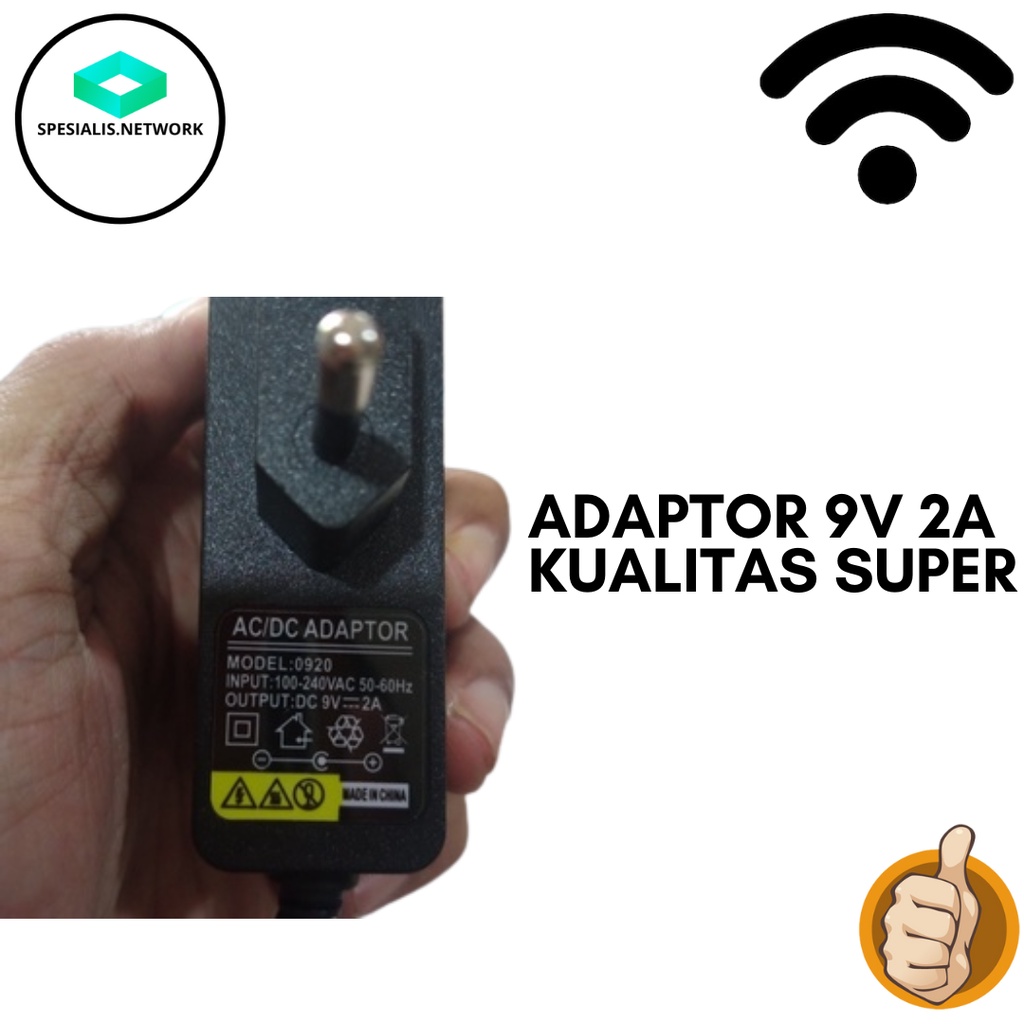 Jual ADAPTOR 9 VOLT 2 AMPER | Shopee Indonesia