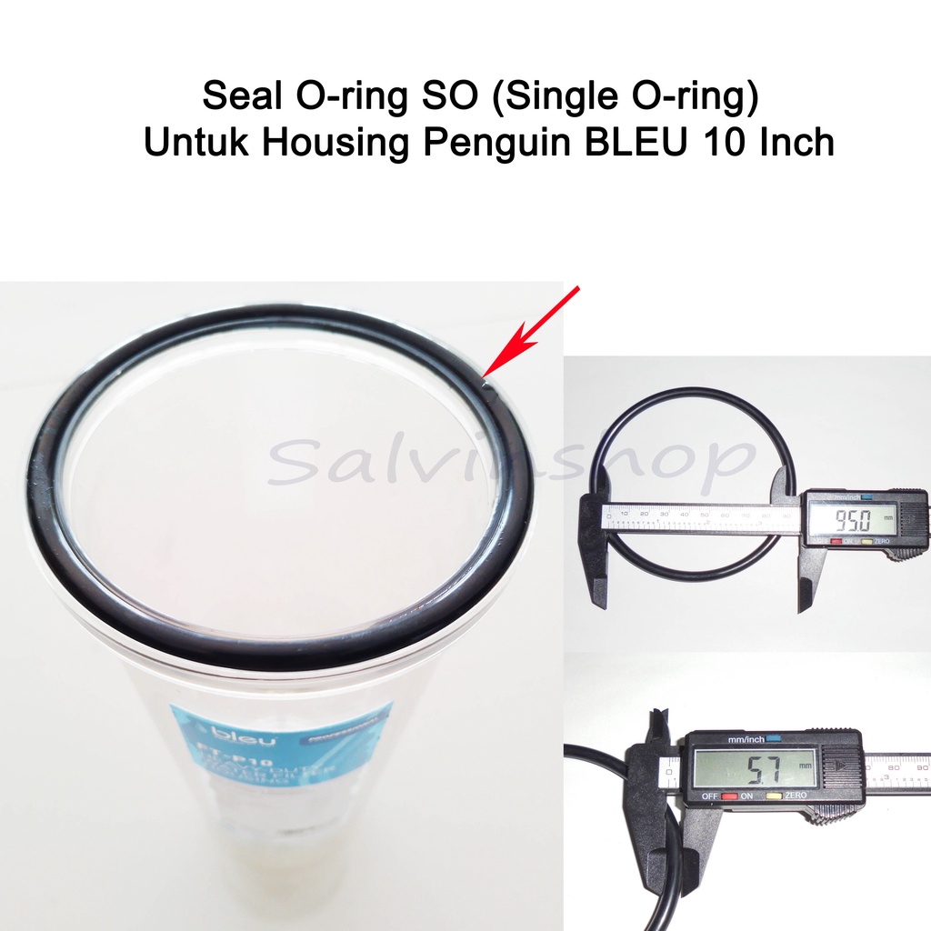 Jual Karet Seal / O-Ring untuk Filter Housing Penguin BLEU 10 Inch ...