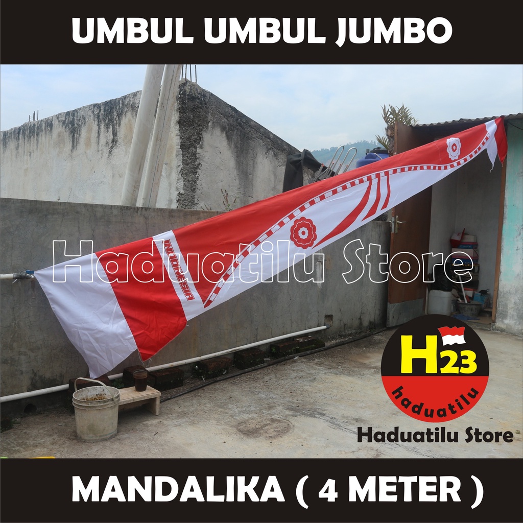 Jual Umbul umbul jumbo mandalika premium | Shopee Indonesia