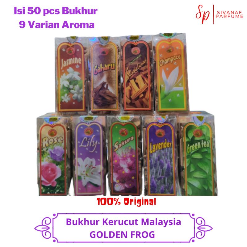 Jual Bukhur Dupa Hio Kerucut Cone Aromaterapi Malaysia GOLDEN FROG ...