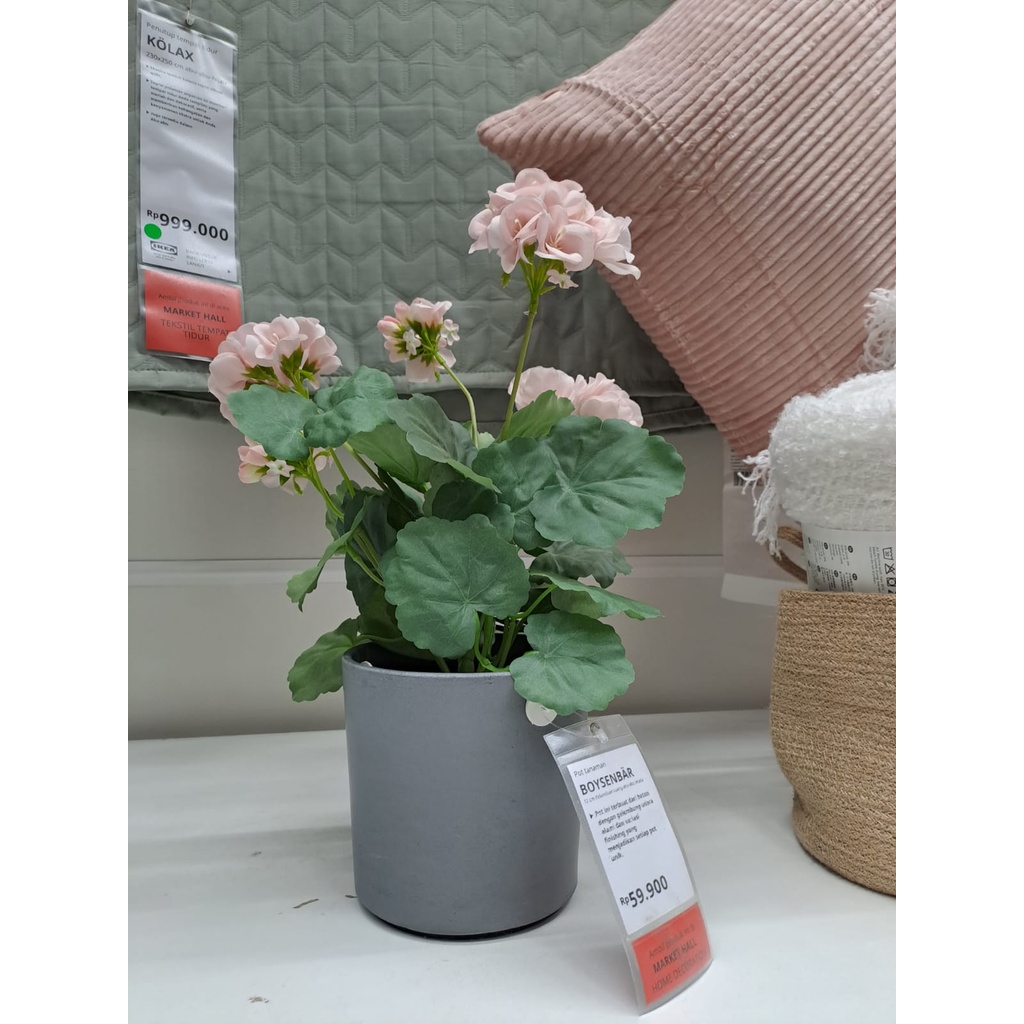 Jual FEJKA Tanaman tiruan dalam pot, dalam/luar ruang/geranium merah ...