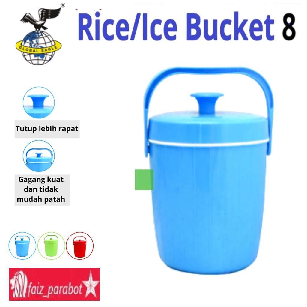 Jual Rice / ice bucket 8 liter / termos nasi / es / tempat nasi/es ...