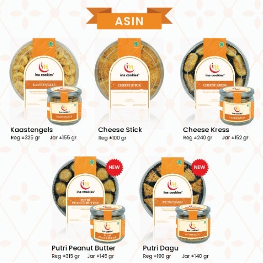 Jual Ina Cookies (Asin) Kemasan Reguler | Shopee Indonesia