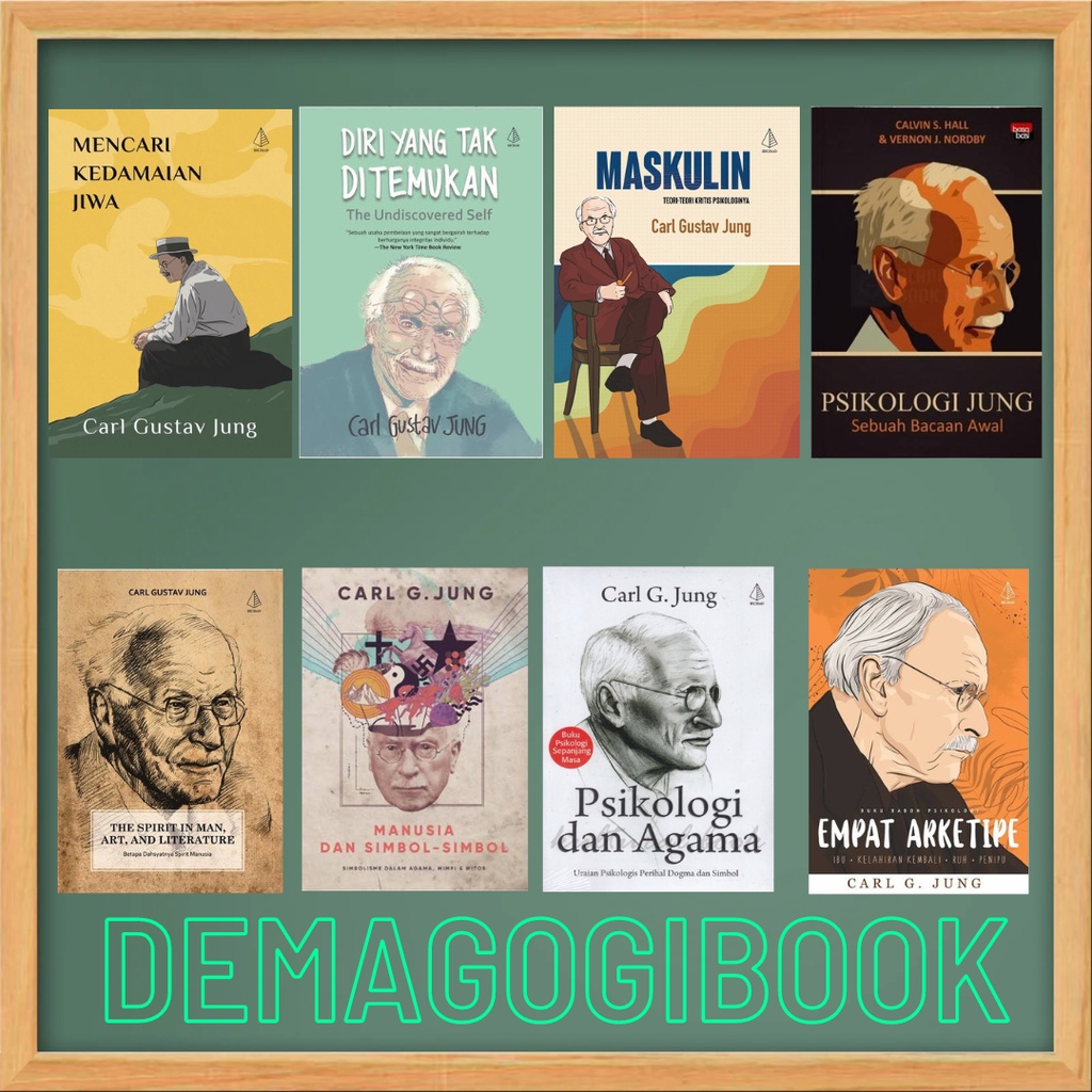 Jual PAKET BUKU CALR GUSTAV JUNG; PSIKOLOGI DAN AGAMA/EMPAT ARKETIPE/PSIKOLOGI JUNG/MANUSIA DAN ...