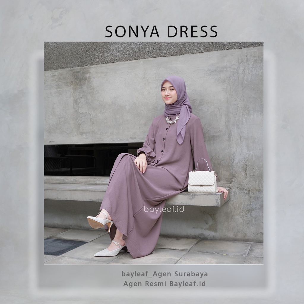 Jual SONYA LONG DRESS BY BAYLEAF.ID | Shopee Indonesia