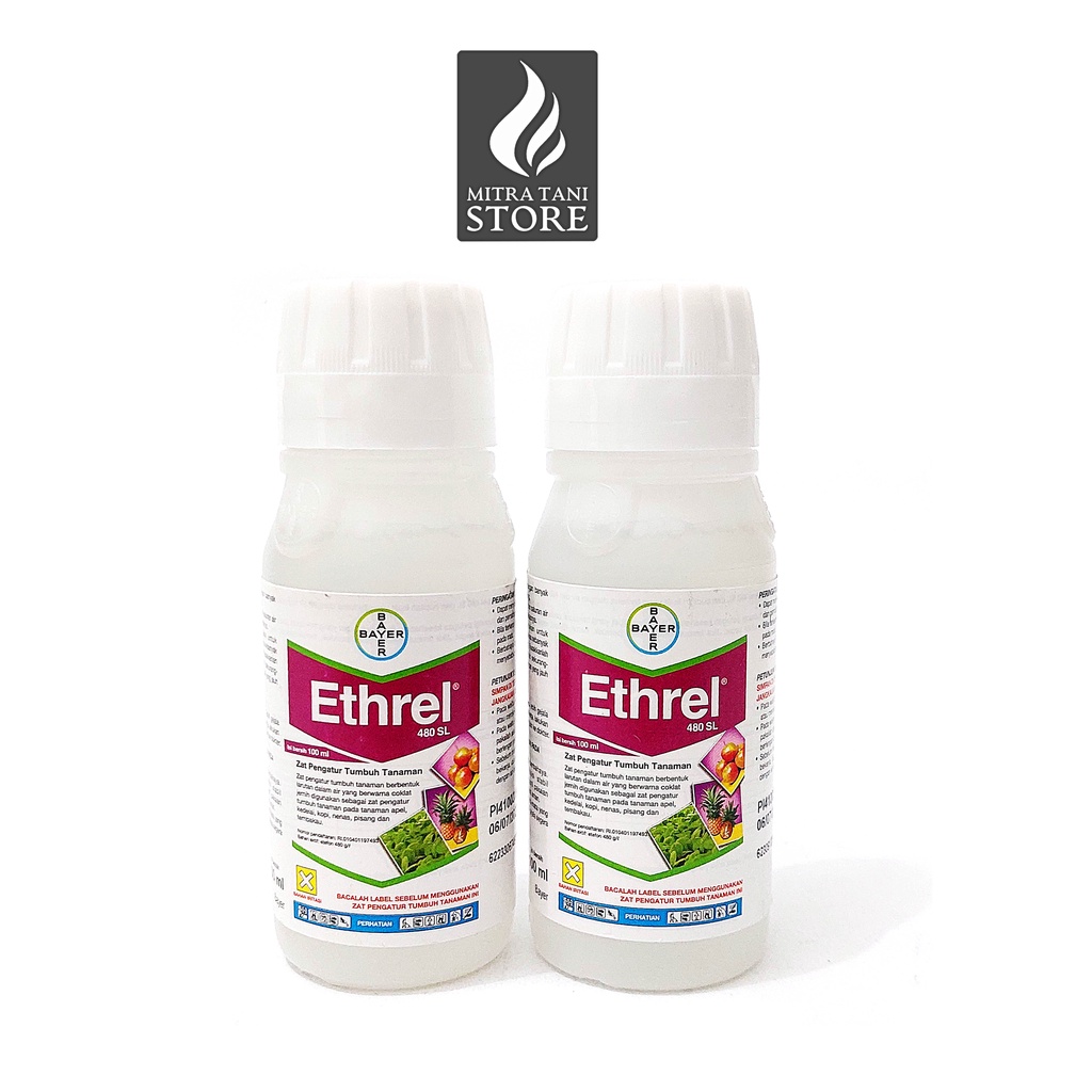 Jual Ethrel 480 SL Zat Pengatur Tumbuh Tanaman ZPT Bayer 100ml | Shopee ...