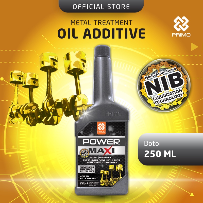 Jual Oil Additive / Metal Treatment PRIMO POWER MAXI 250ml | Shopee ...