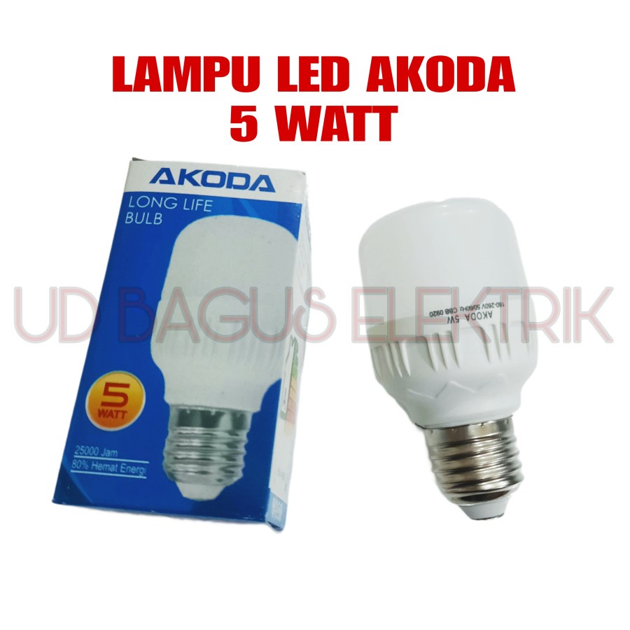 Jual LAMPU LED 5W AKODA | Shopee Indonesia