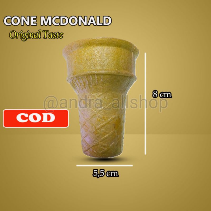 Jual CONE ES KRIM MCD 5,5CM 300 PCS | Shopee Indonesia