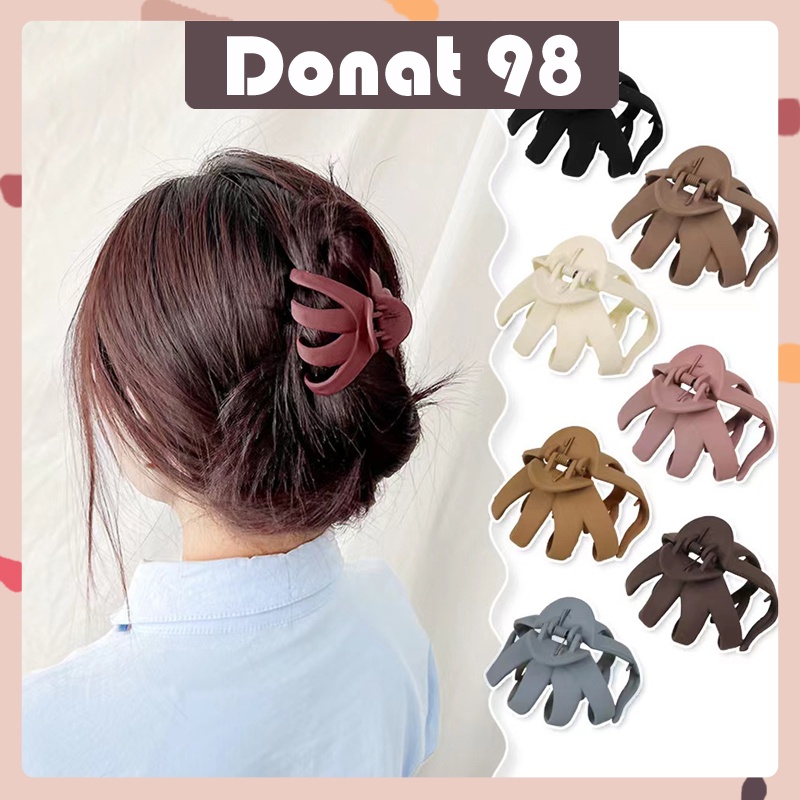 Jual Jedai Rambut - Jepit Rambut Doff 8cm Matte Cakar 4 Ponytail Hair ...