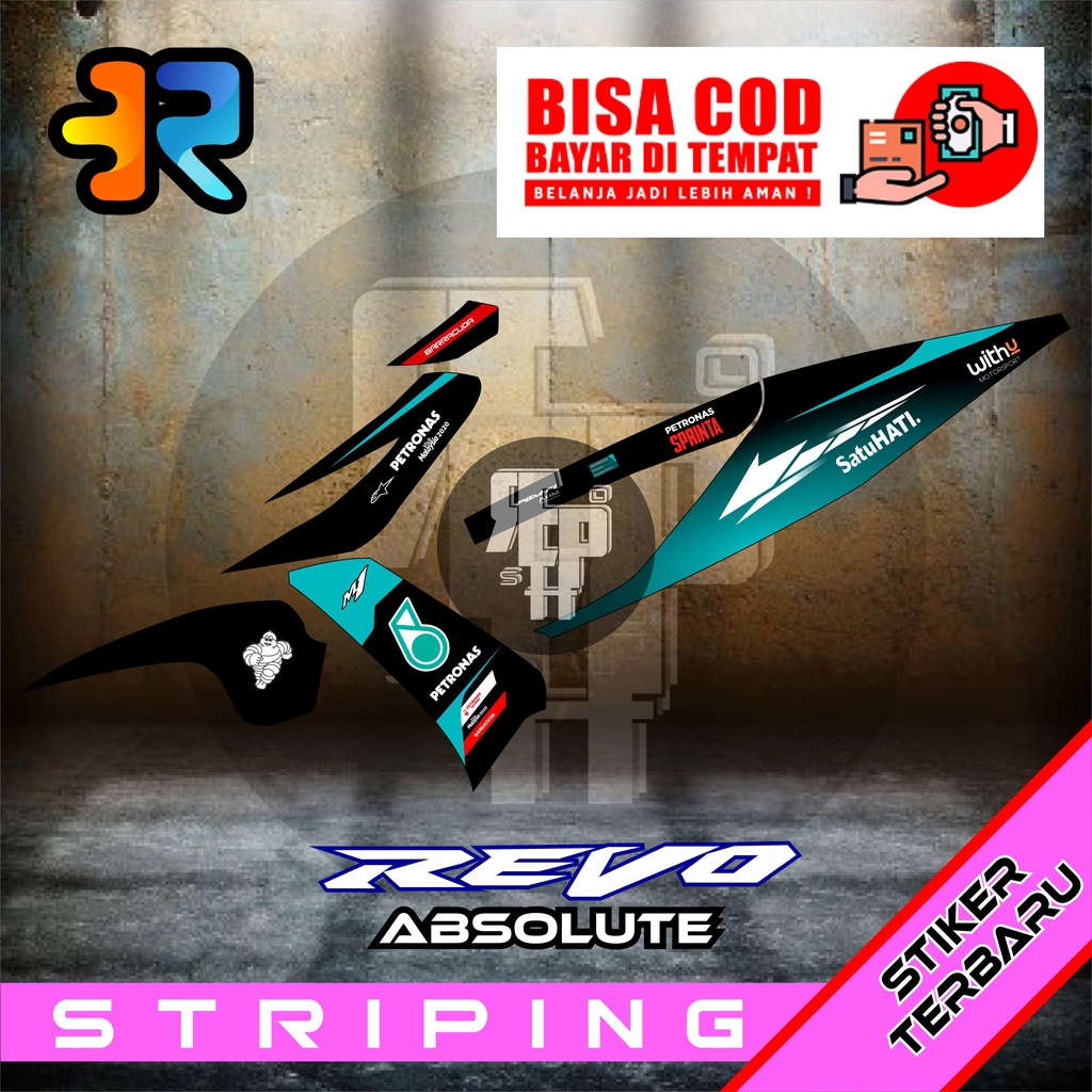 Jual Striping Revo Absolute Variasi Desain Petronas Stiker | Shopee ...