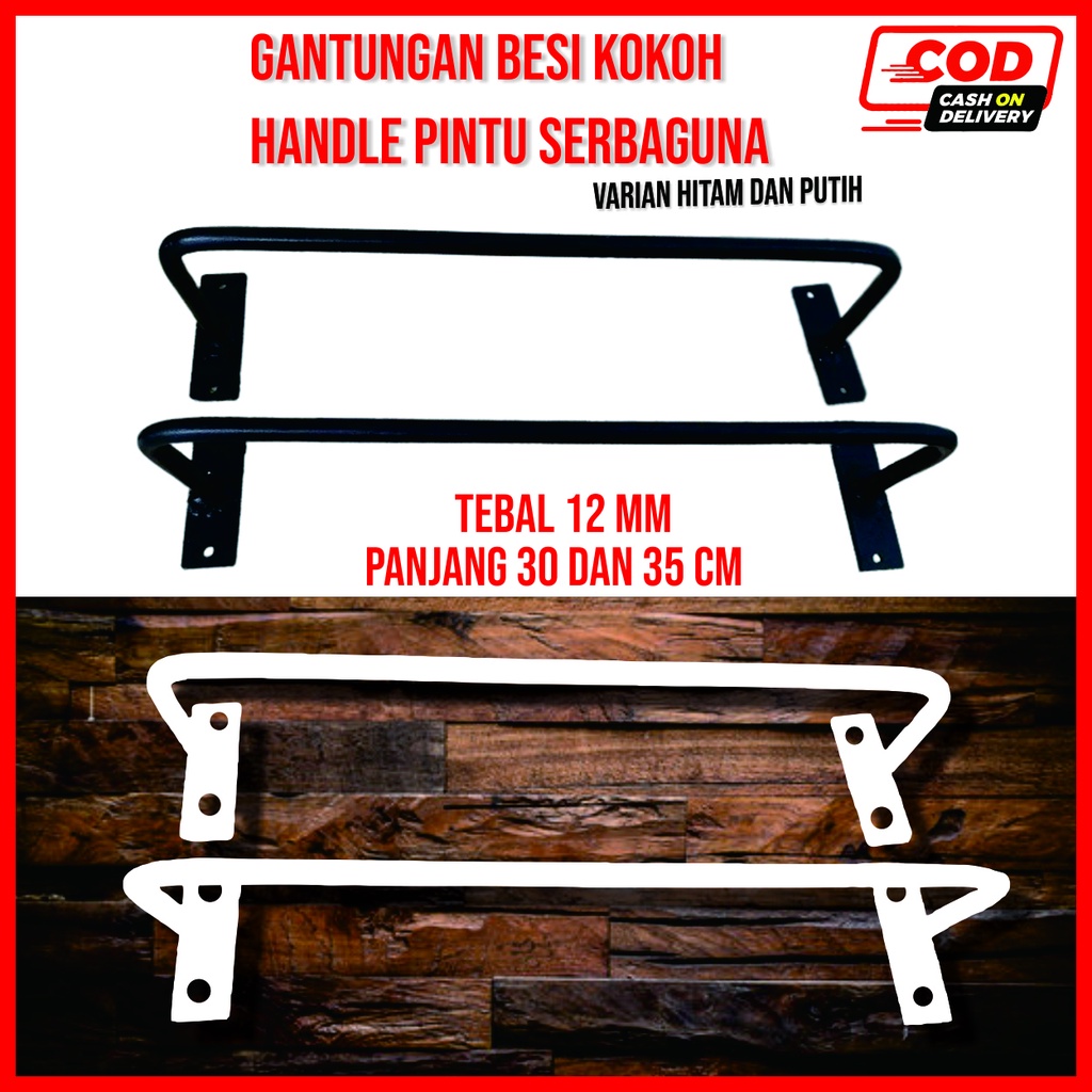 Jual Gantungan Besi Kokoh Handle Pintu Serbaguna | Hanger Handuk ...