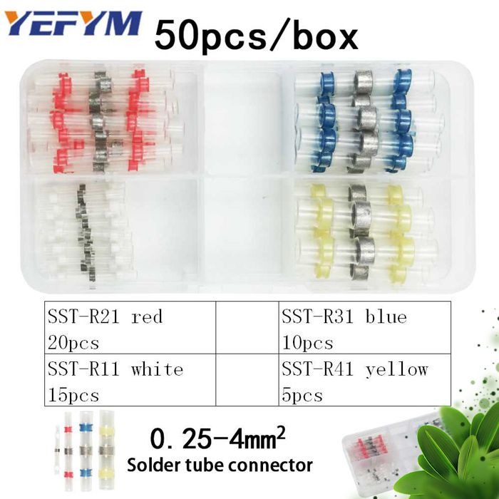 Jual [COD] Konektor Kabel Heat Shrink Solder Tube Connector Waterproof ...