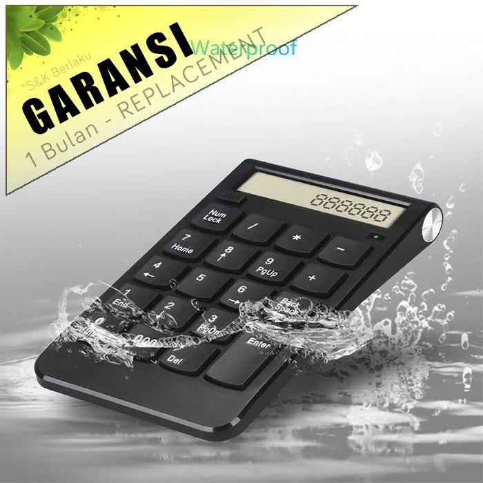 Jual [COD] Numeric Keypad Numpad Wireless 2.4GHz Empuk Pelengkap ...