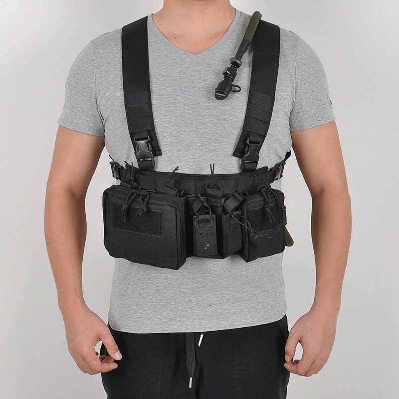 Jual Rompi Militer Tentara Tactical Chest Rig Vest Airsoft Gun CS ...