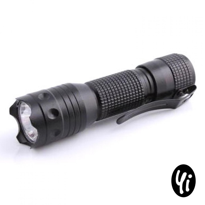 Jual Pocket Portable Senter LED Flashlight Waterproof Alumunium Mini ...