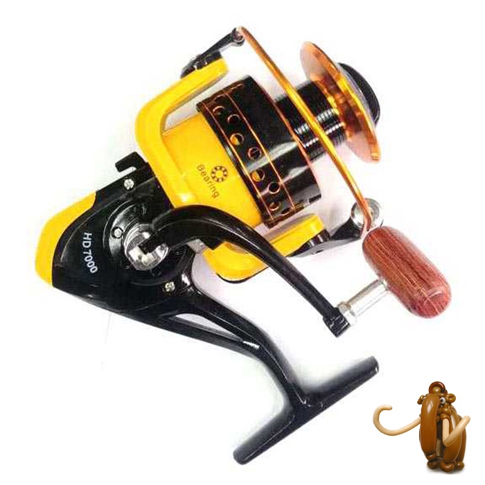 Jual [COD] Reel Pancing Spinning HD7000 12 Ball Bearing Fishing Metal ...