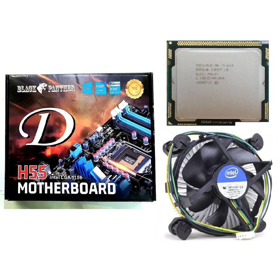 Jual PAKET MOBO H55 & Intel Core i5 650 (4m Chace 3,20Ghz) | Shopee ...