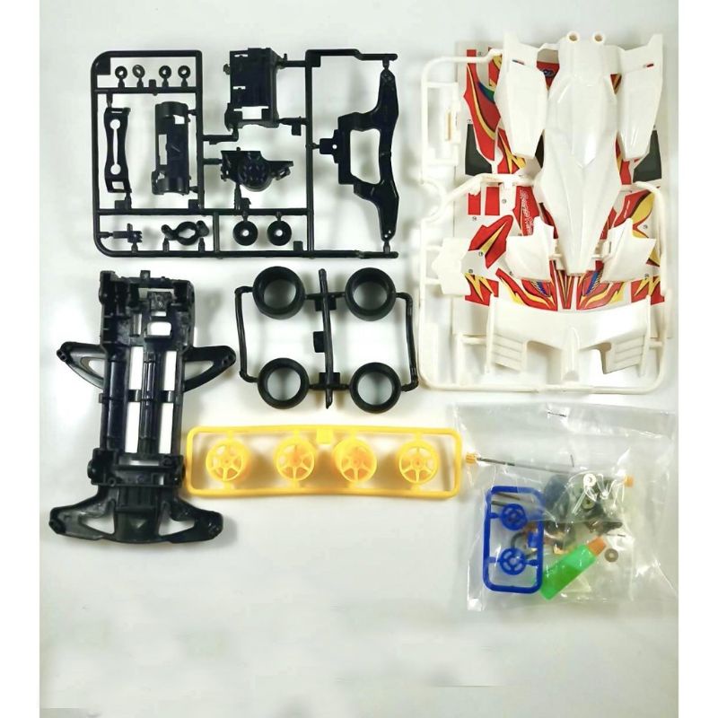 Jual Mobil balap Rep tamiya merek chao xing mowang mini 4wd siap rakit ...