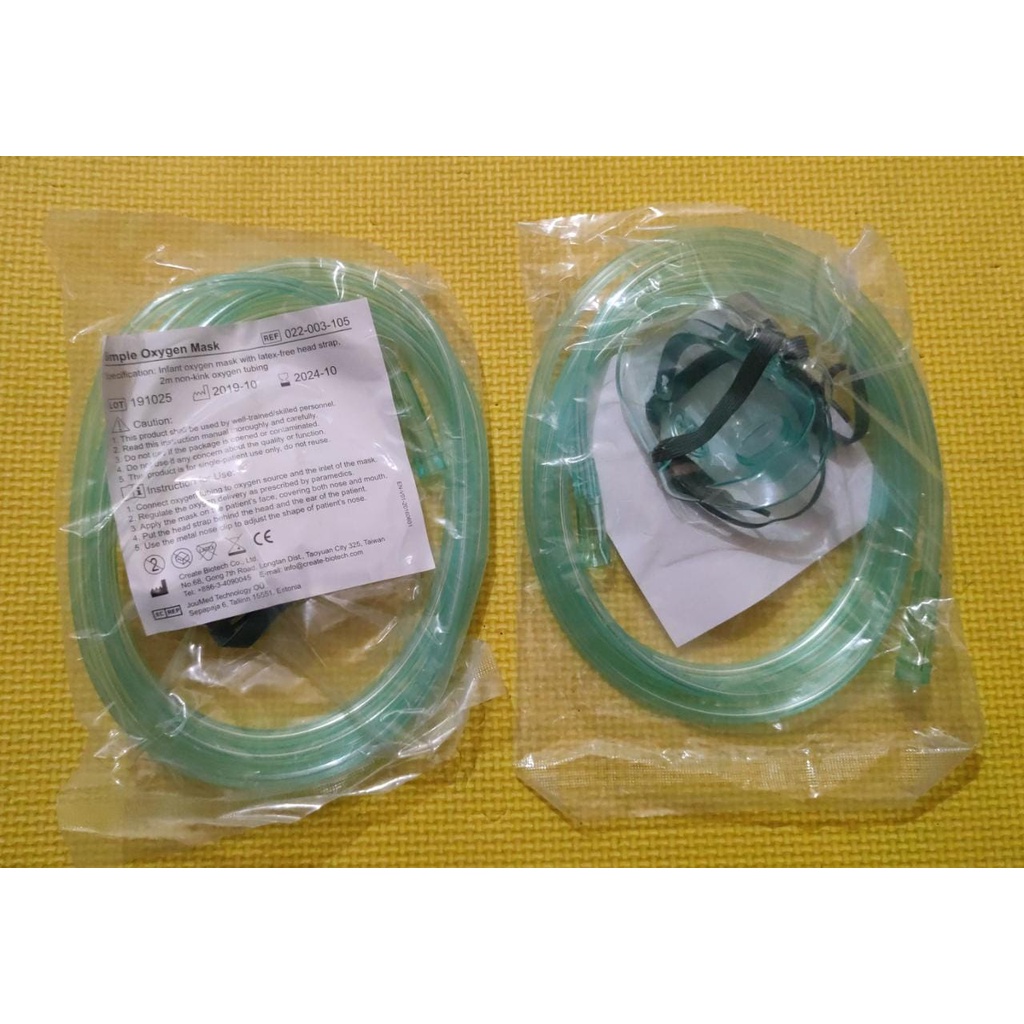 Jual Simple Oxygen Mask Create Biotech | Shopee Indonesia