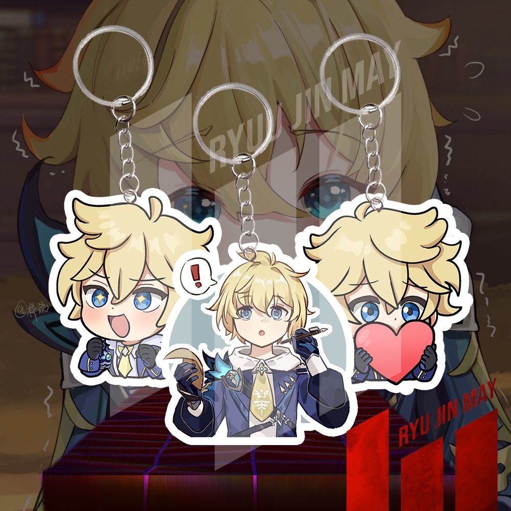 Jual Gantungan Kunci / Keychain / Gantungan HP - Genshin Impact - Mika ...