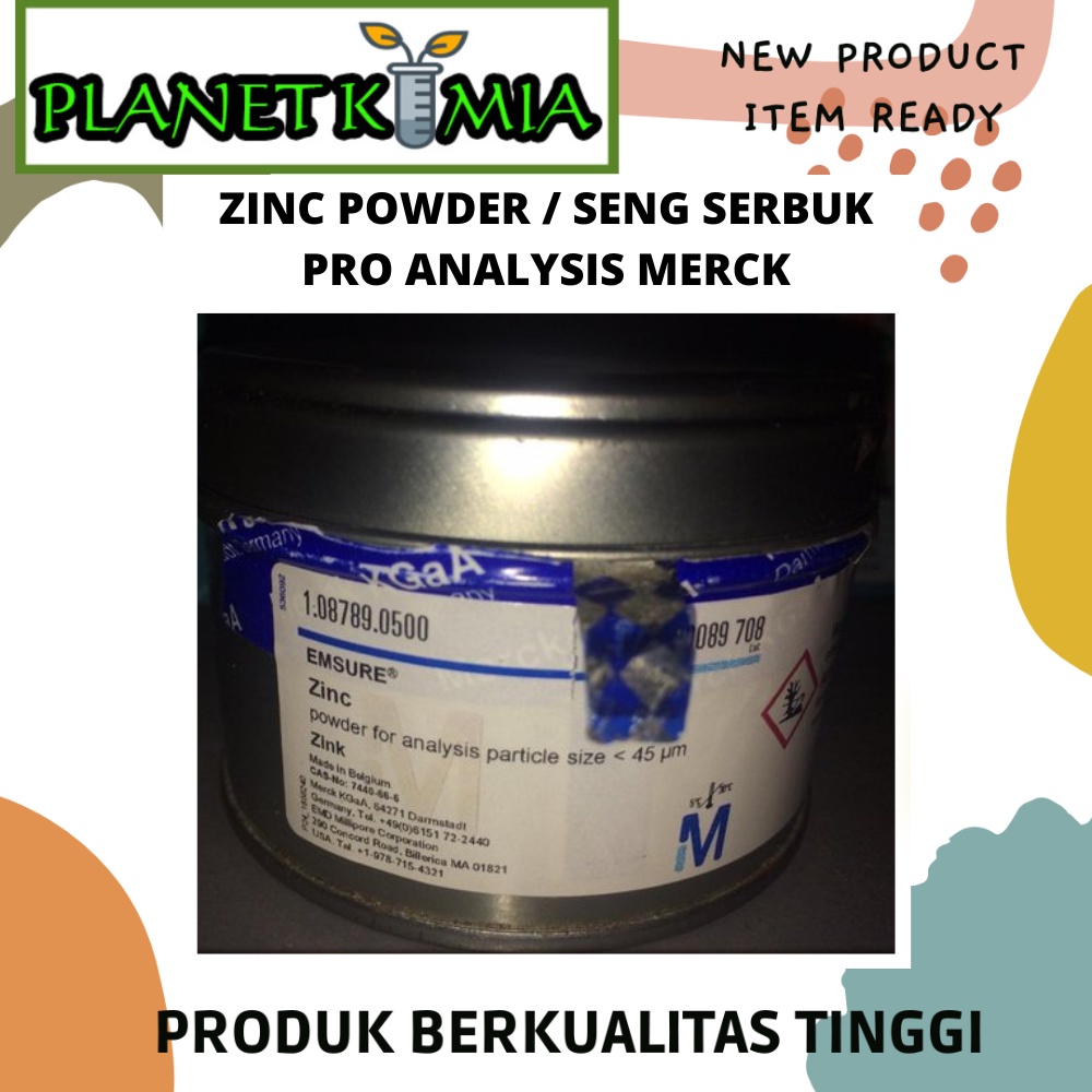 Jual Zinc Powder / Seng Serbuk / Serbuk ZN Pro Analisa Merck 50 Gram | Shopee Indonesia