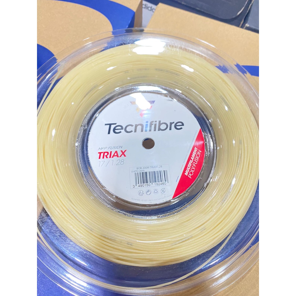 Jual Senar Raket Tenis Tecnifibre Triax 17g/1.28 (12m) | Shopee Indonesia