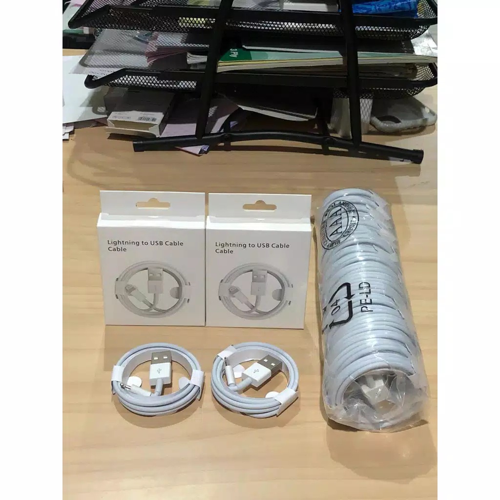 Jual Kabel Charger Usb to Lightning Cable Foxconn | Shopee Indonesia