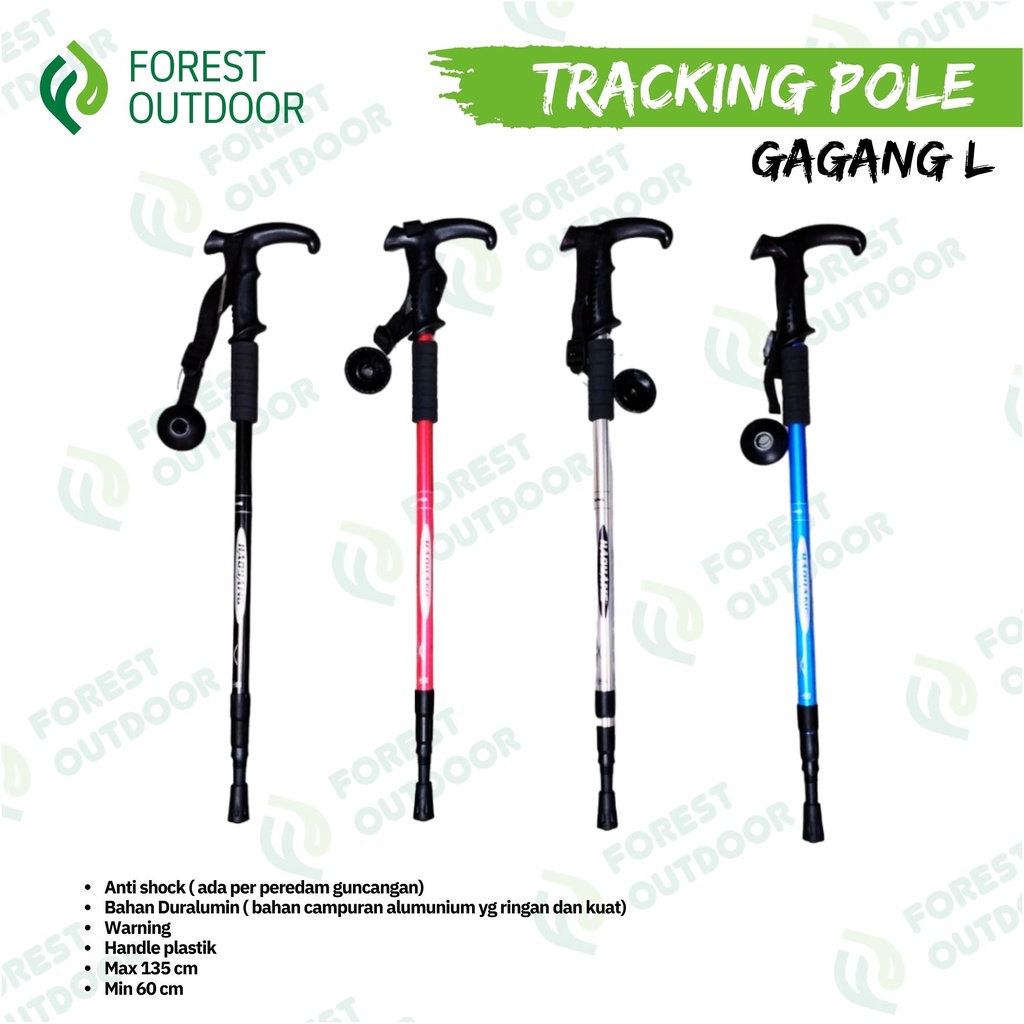 Jual Tracking pole Gagang L - tongkat gunung - tongkat hiking ...