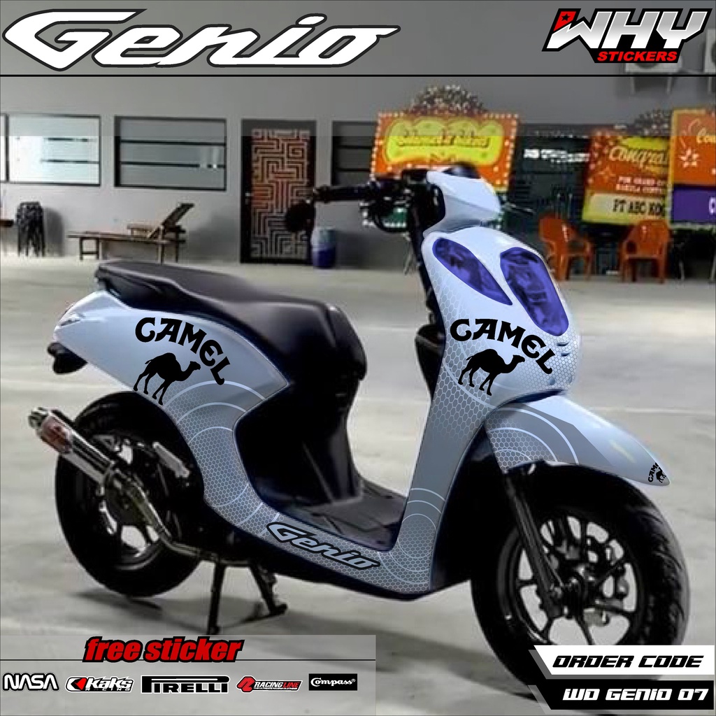 Jual Decal Sticker Genio Full Body 2019 2020 2021 2022 2023 2024 ...