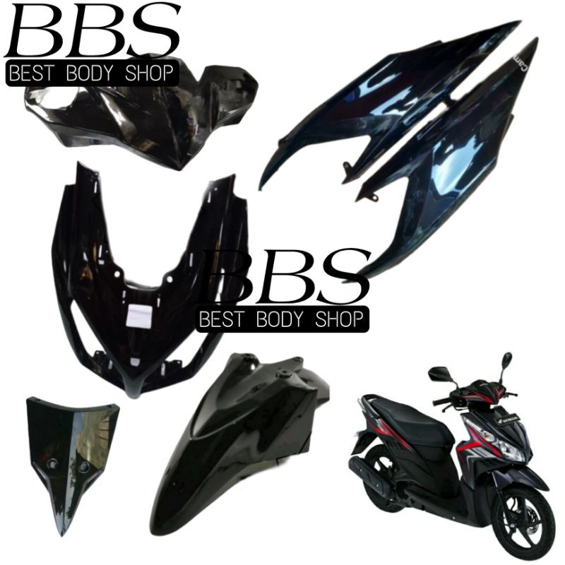 Jual Full Cover Body Halus Honda Vario 110 CBS Techno Karbu | Full Set ...