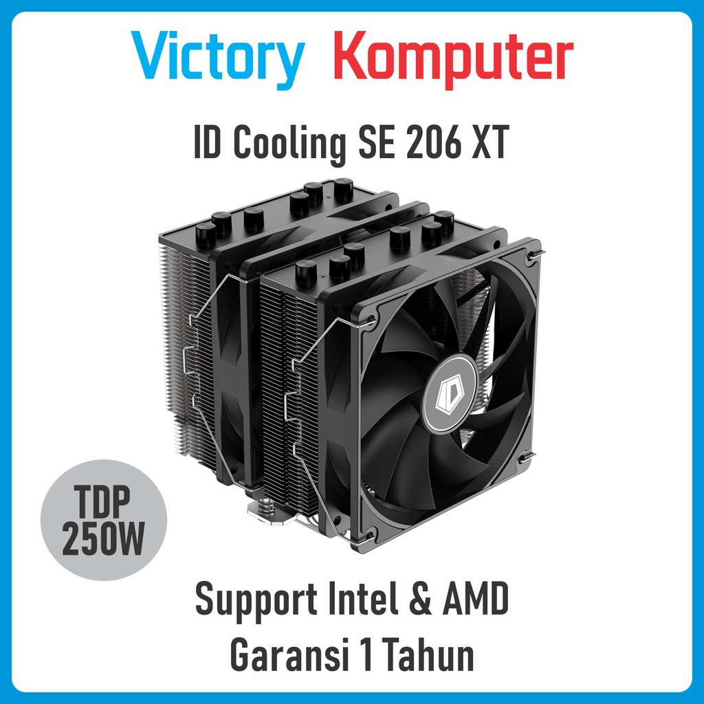 Jual IDCooling SE 206 XT CPU Cooler (Intel/AMD) LGA 1700 1200 115x 20xx ...