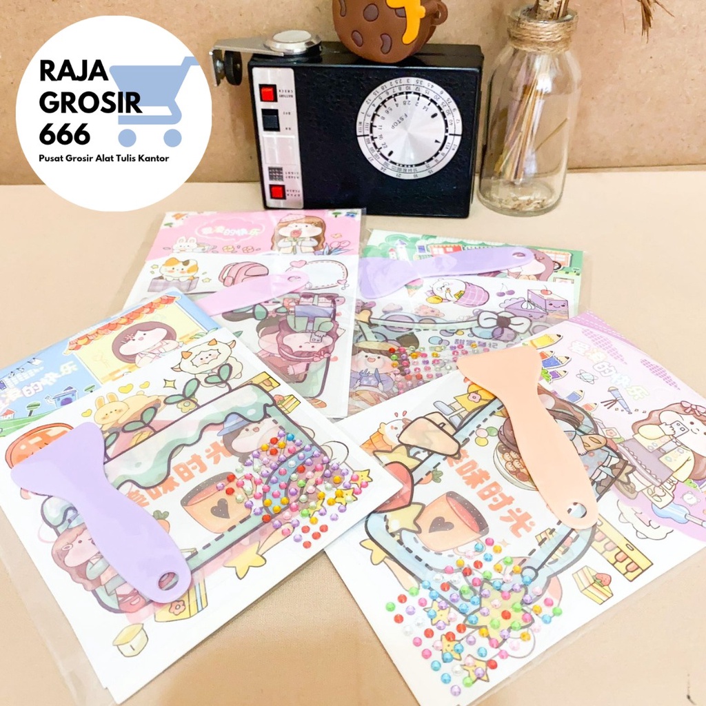 Jual Paket sticker LGL-9461 Stiker 5 in 1 | 3 lembar stiker | perata ...