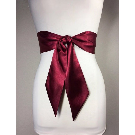 Jual SABUK SATIN - Ikat Pinggang Bahan Belt Hiasan Kain Lilit Kebaya ...