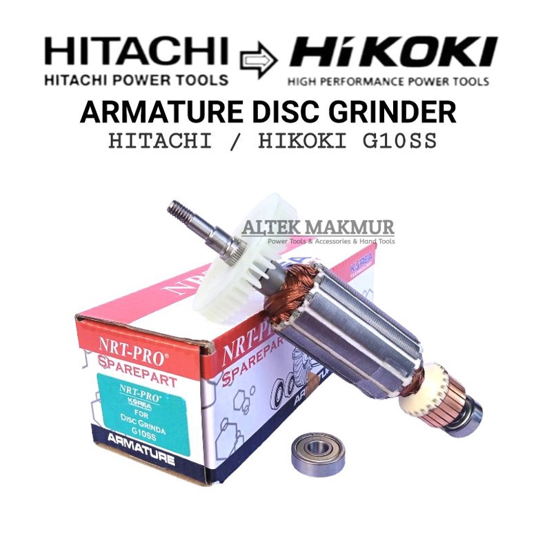 Jual NRT PRO Armature Disc Grinder Hitachi G10SS / Angker Dinamo Mesin ...